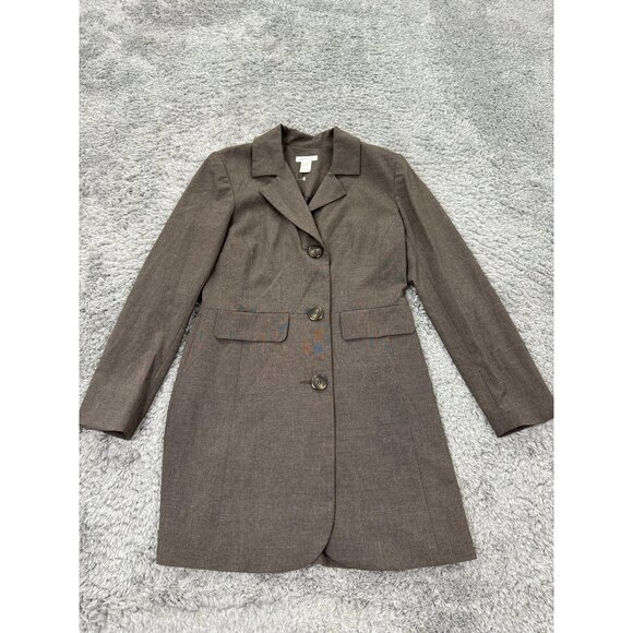 Harold's | Jackets & Coats | Harolds Jacket Womans 4 Brown Long Stretch ...